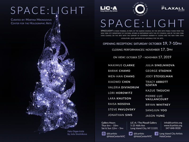 Space:Light program – holocenter